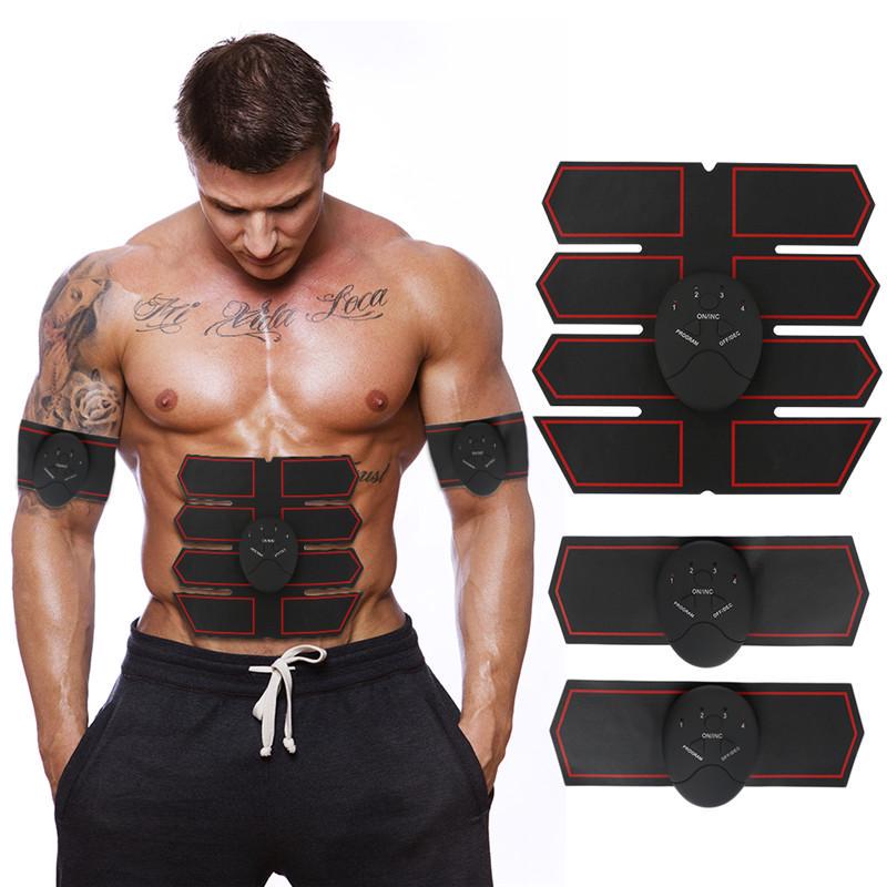 Abdominal Muscle Trainer Stickers Body Massager Stimulator Mat Fitness ...