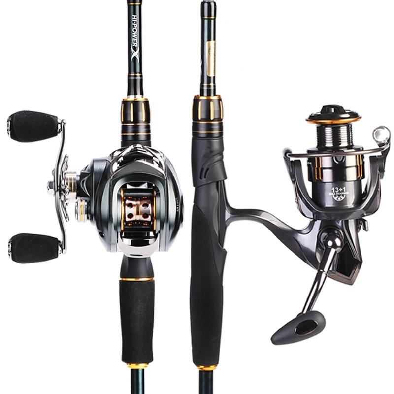 Buy Fishing Rod Set 2 Type Fishing Rod&Reel Travel Portable Fishing ...