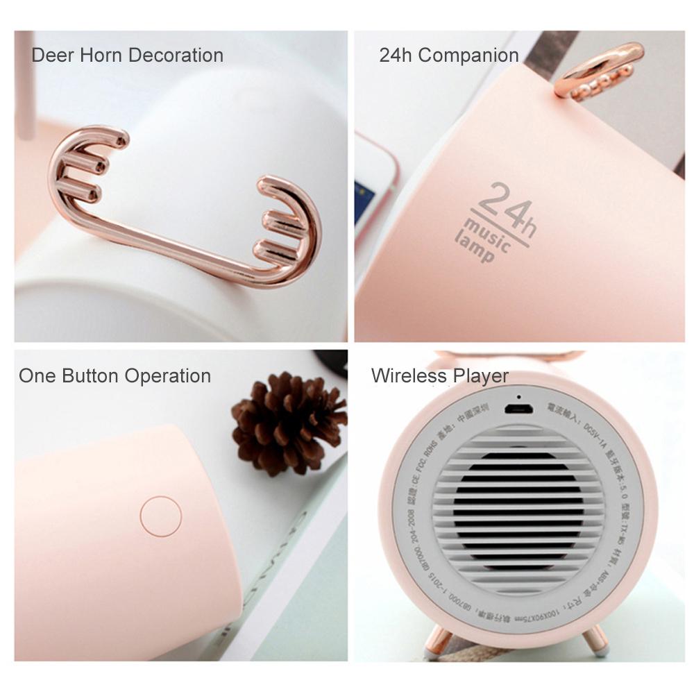 Buy Night Light Leds Music Lamp Music Player Rechargeable Bt Speaker 3 ...