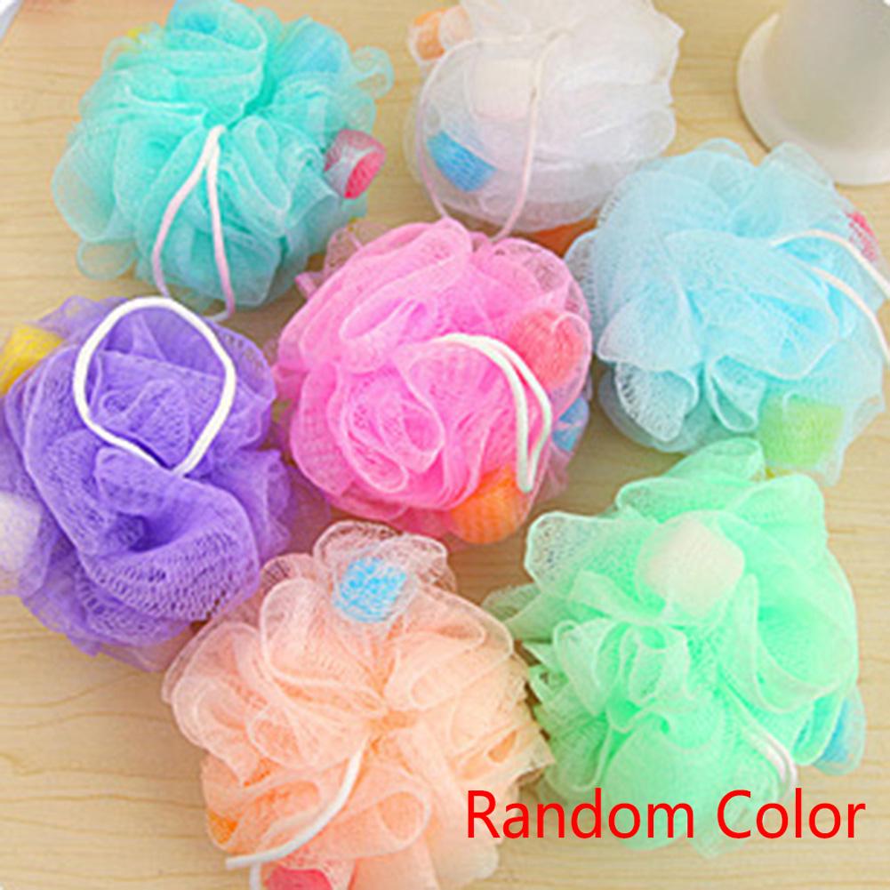 Buy Bathroom Nylon Scrubber In The Shower Mesh Bath Ball Bath Sponge ...