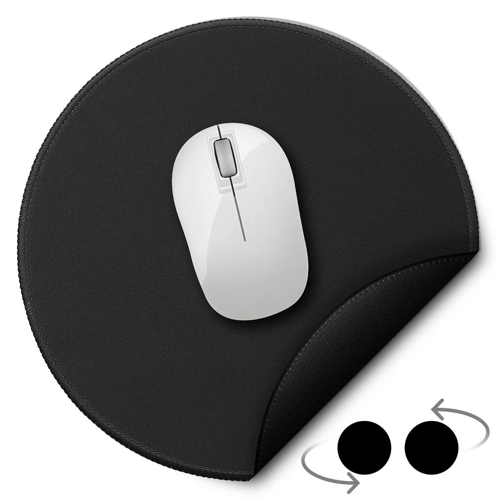 Buy Round Rubber Anti-slip Mouse Pad Premium-Textured Small Mousepad 8 ...