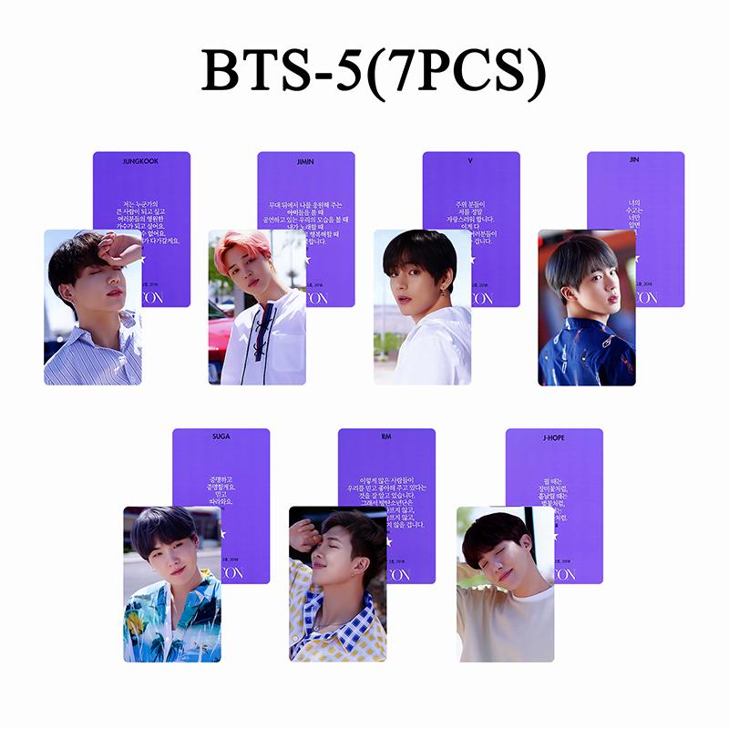 Buy 7pcs/set K-POP BTS Dicon Photocard 101 Small Card Bangtanboy ...