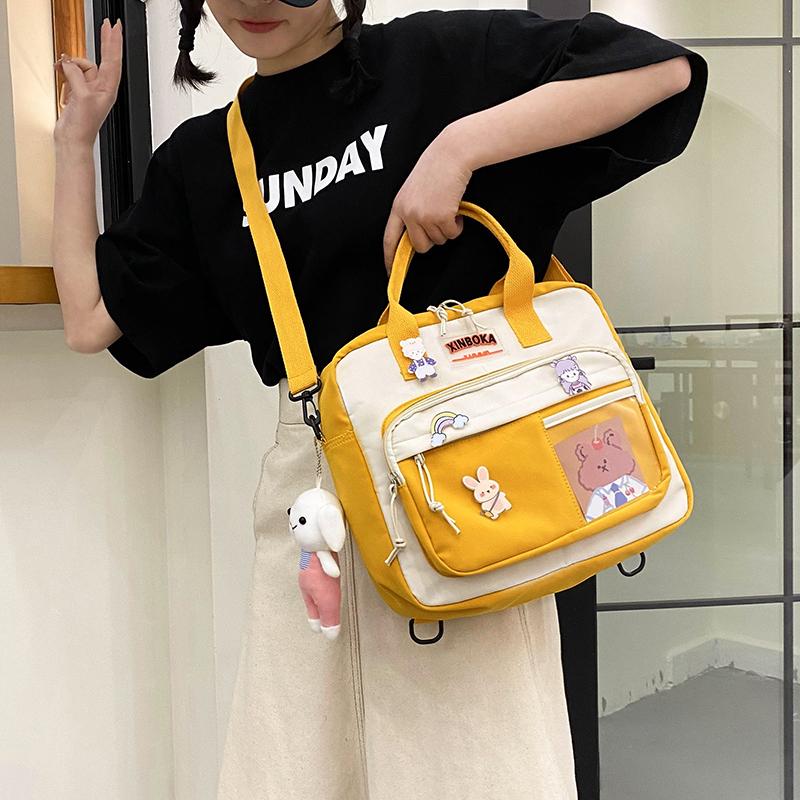 Buy Kawaii Horizontal Backpack for Teenage Girl Portable ...