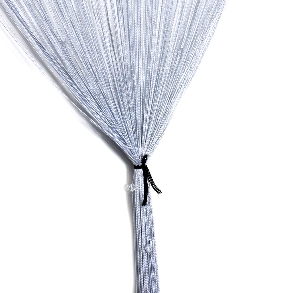 Buy Solid Color Tulle Curtain Window Drape String For Living Room ...