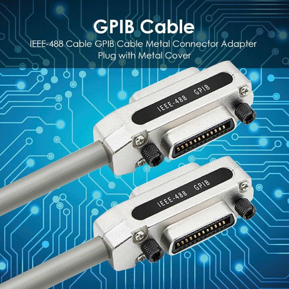 Buy IEEE-488 GPIB Cable Metal Connector Adapter Plug And Play 0.5M/1M ...