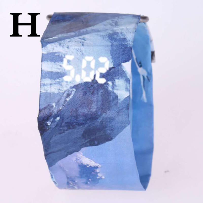 Buy 18 Styles LED Paper Strap Waterproof Tyvek Durable Clock Paper ...