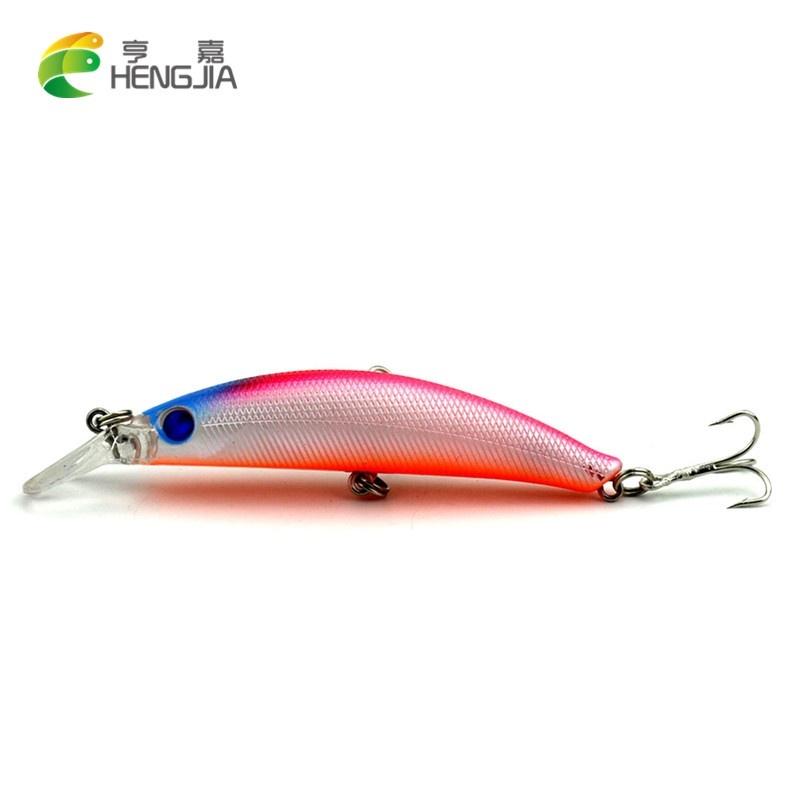 Buy 1pc Lifelike Pike Lure Hengjia Wobbler Minnow Fishing Bait 3D Eyes Hard Plastic with Hook at ...