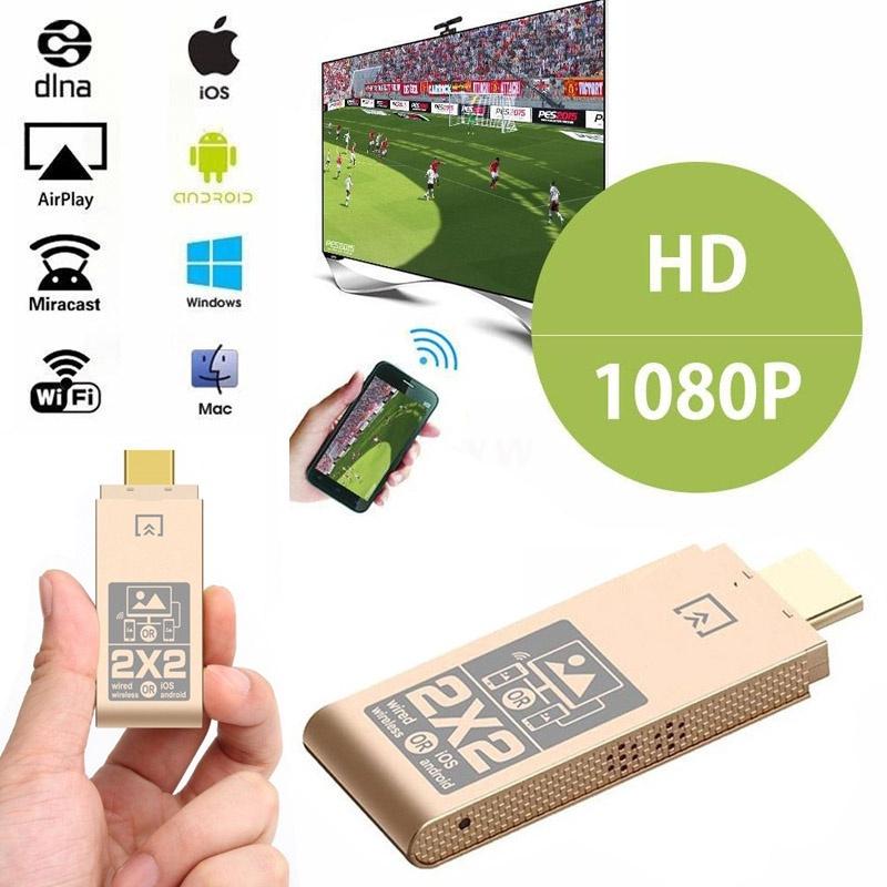 Buy Wireless WiFi To HDMI Display Dongle 2.4GHz TV Adapter HD Display ...
