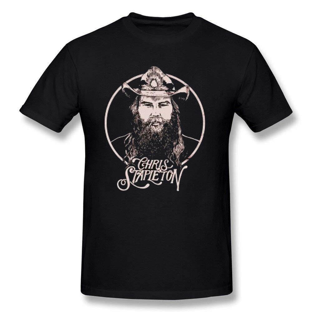 Buy Fashion Chris Stapleton American Singer Logo Mens Funny T Shirts ...