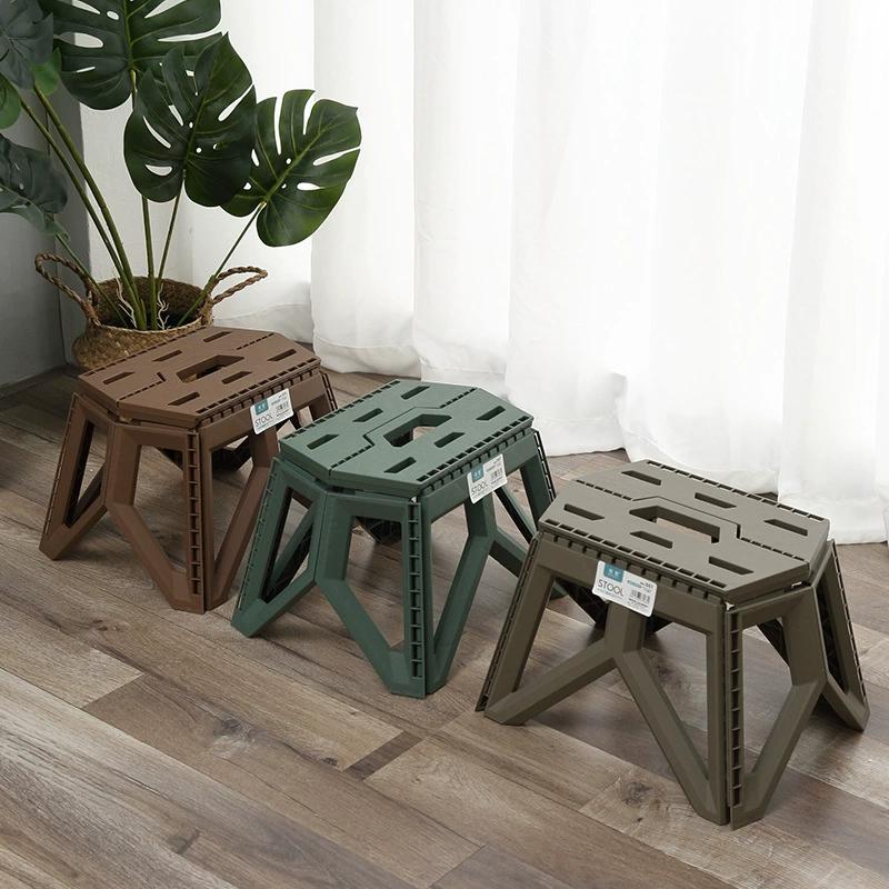 Buy New Modern Storage Folding Stool Sturdy Portable Plastic Stool Eco ...