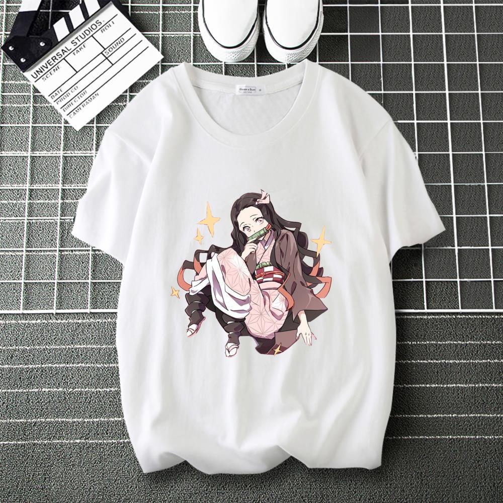 Buy Demon Slayer Akaza Graphics Printed Personalise T-Shirt Round Neck ...