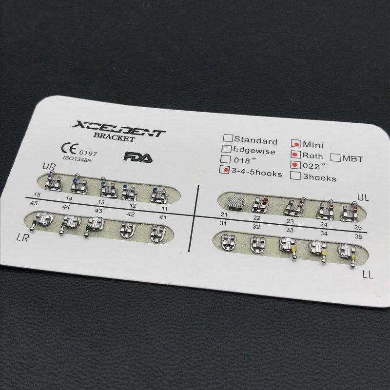 1Pack Dental ortodontyczne zamki ortodontyczne Mini Roth 0,022 Slot 5X5 ...