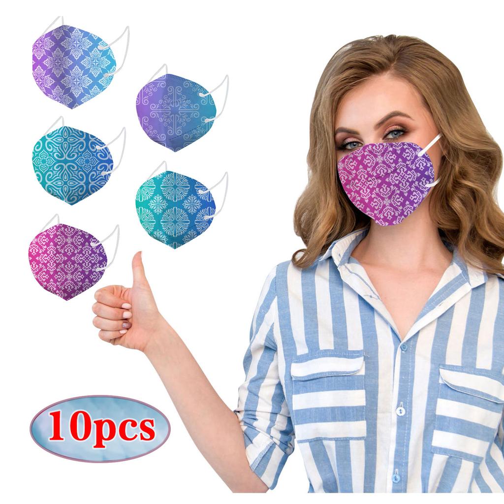 Buy Adult 10PC 5-Layer High-Density Mask PM2.5 Wind And Mist Pollution ...