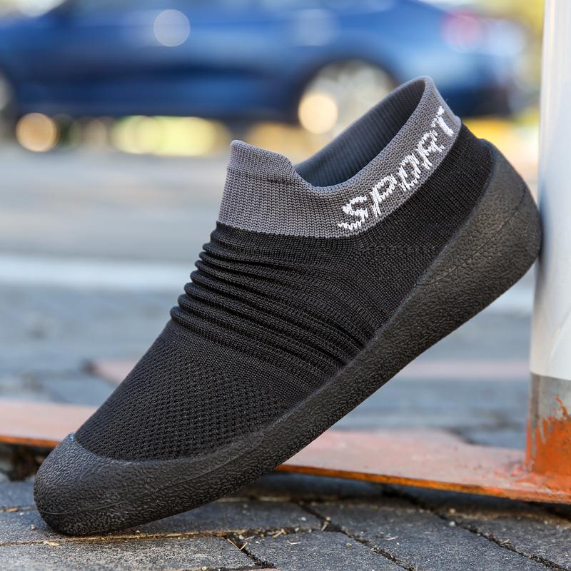 Buy Fashion Men's Shoes Mesh Fashion Breathable Wear-resistant Non-slip ...