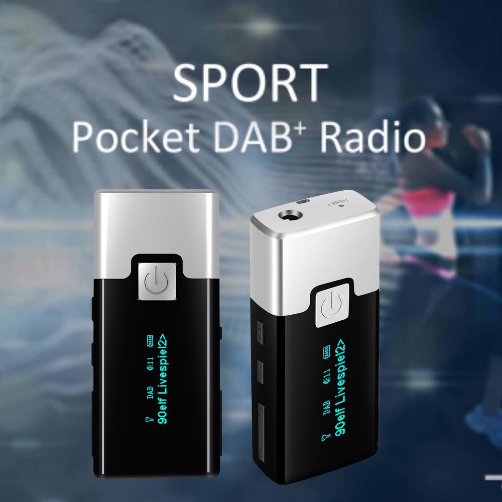 Buy P10 DAB+ FM Digital Radio Portable Pocket DAB+ Receiver with ...
