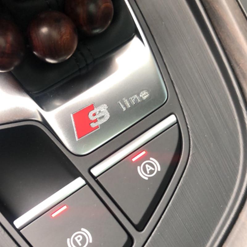 1pcs S Line Stickers Metal Door Window Emblem 3D Decorate Sline ...