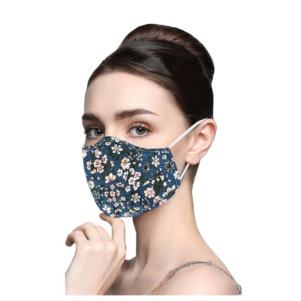 Adult Women Floral Adjustable Washable Safet Protect Dustproof Haze ...