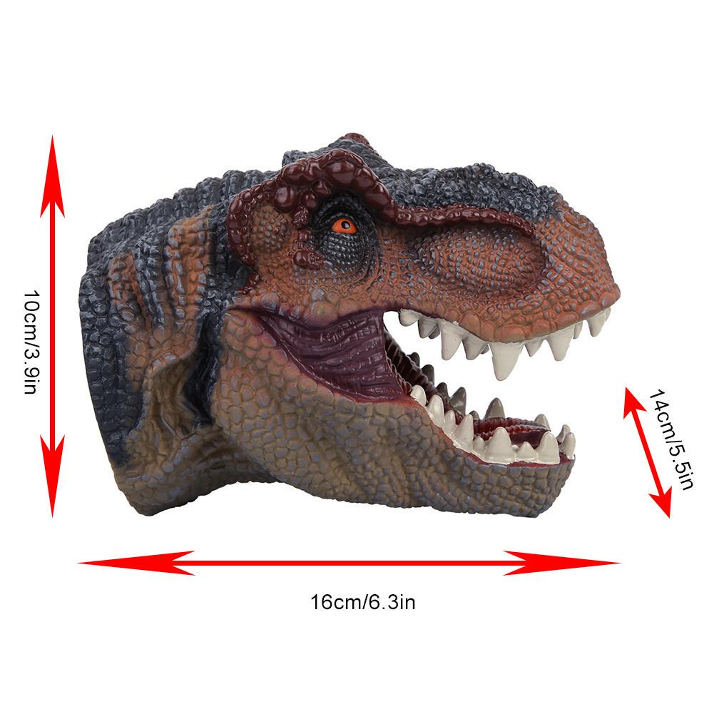 Plastic Simulated Animal Head Toy Vivid Interactive Hand Puppet Great ...
