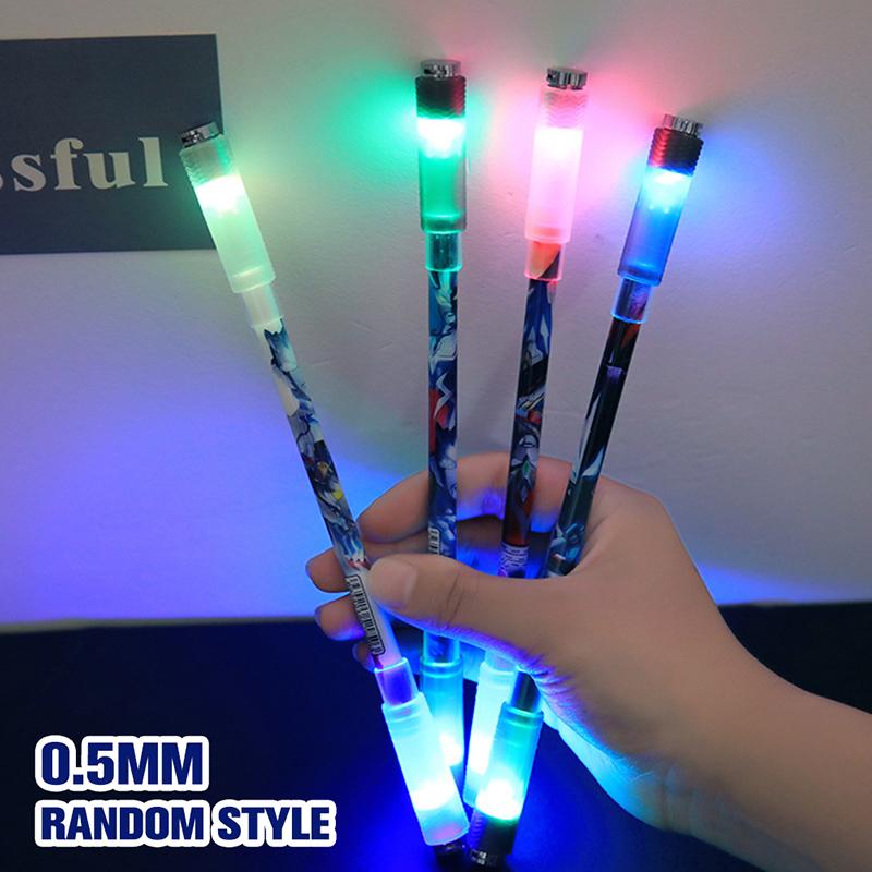 Buy Cool Rotating Led Flash Gel Pen Spinning Pen Spinning Ballpoint Pen ...