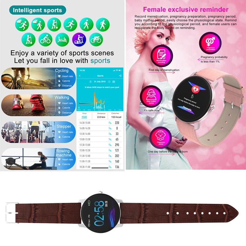 Buy Bluetooth Smart Watch Waterproof Activity Fitness Tracker Heart ...