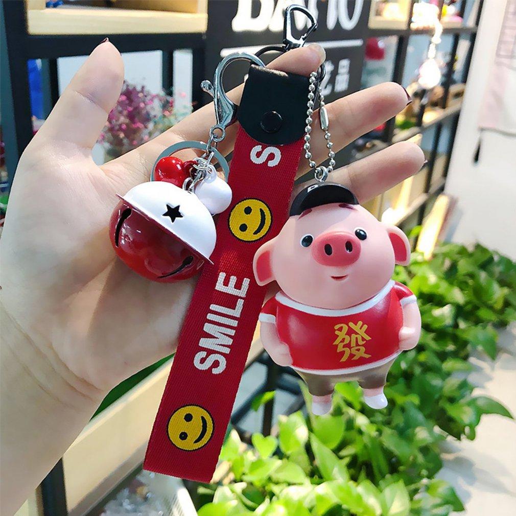Cumpără Cute Creative Cartoon Doll Key Chain Creative Bell Car Key ...