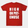 Men'S Summer High On Pot Enuse Printed T-Shirt Personality Short ...