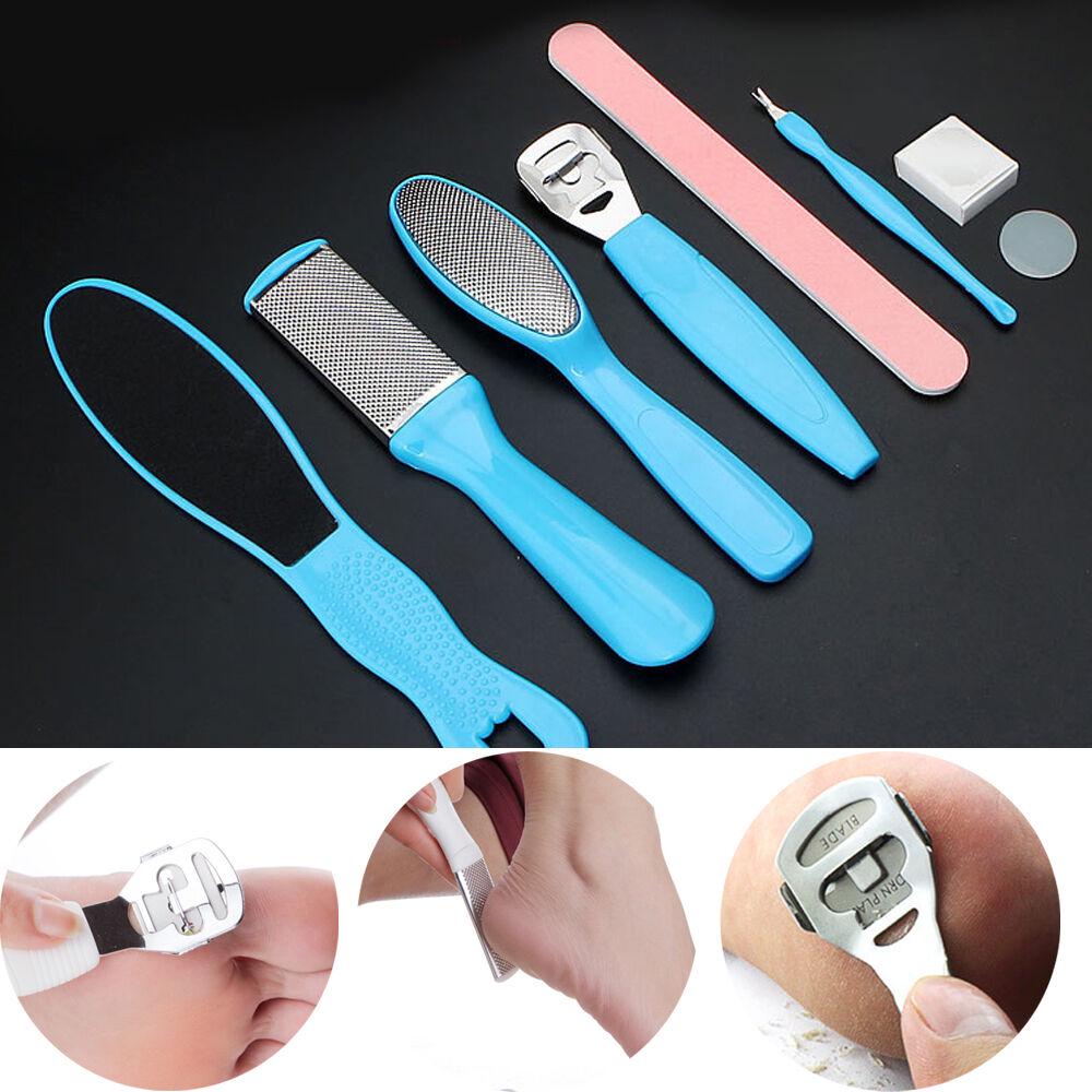 Buy 8 Pcs/set Professional Pedicure Exfoliating Tools Manicure Sets ...