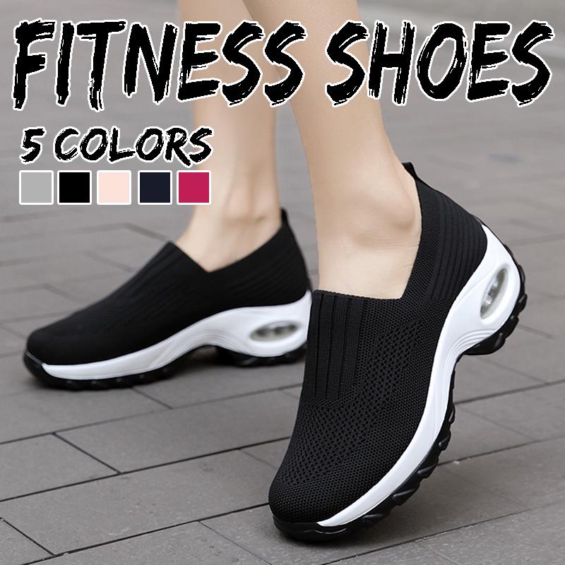Buy Women Fashion Comfortable Shock Absorption Aircushion Fitness Shoes ...