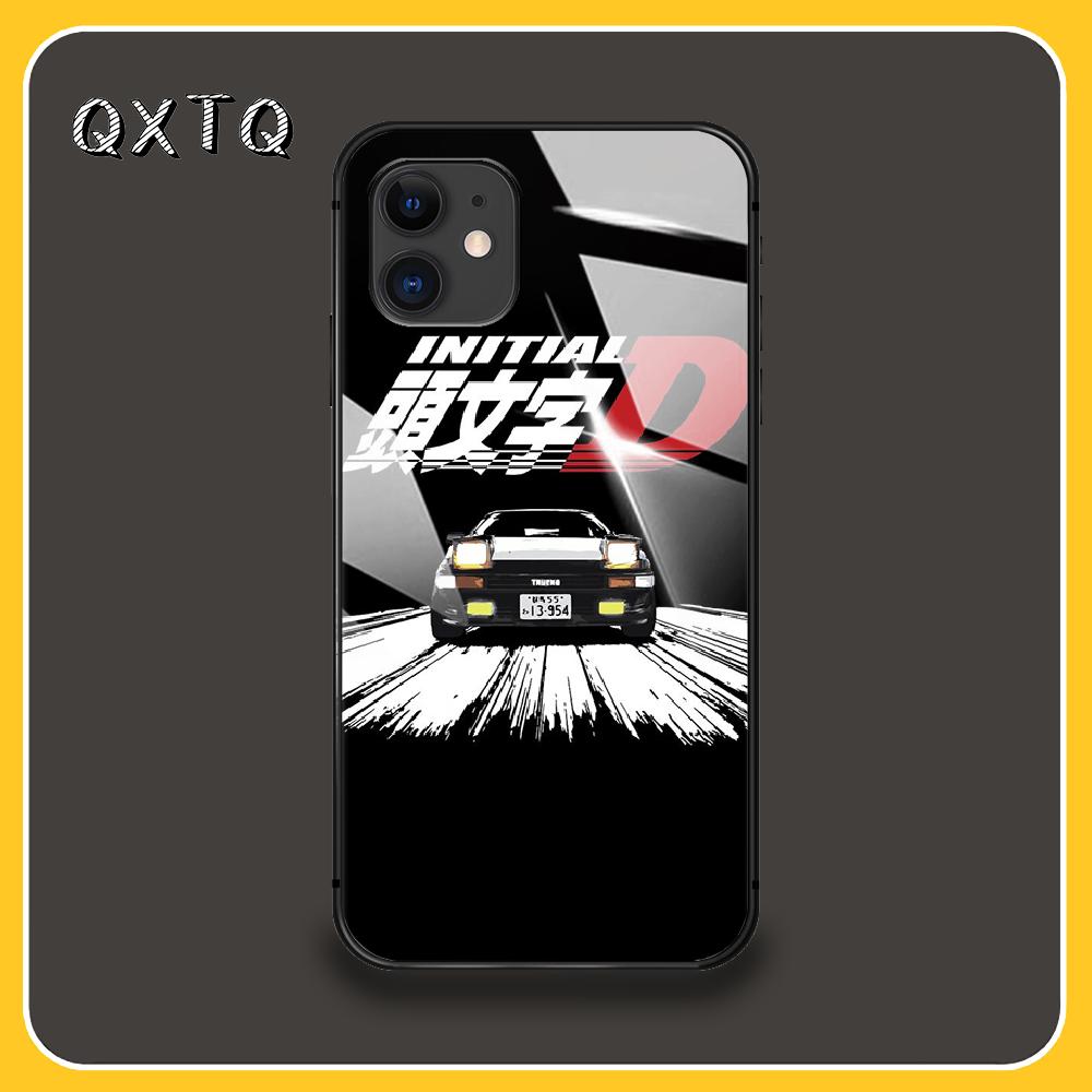 Buy JDM AE86 Initial D Tempered Glass Phone Case Cover For IPhone 7 8 ...