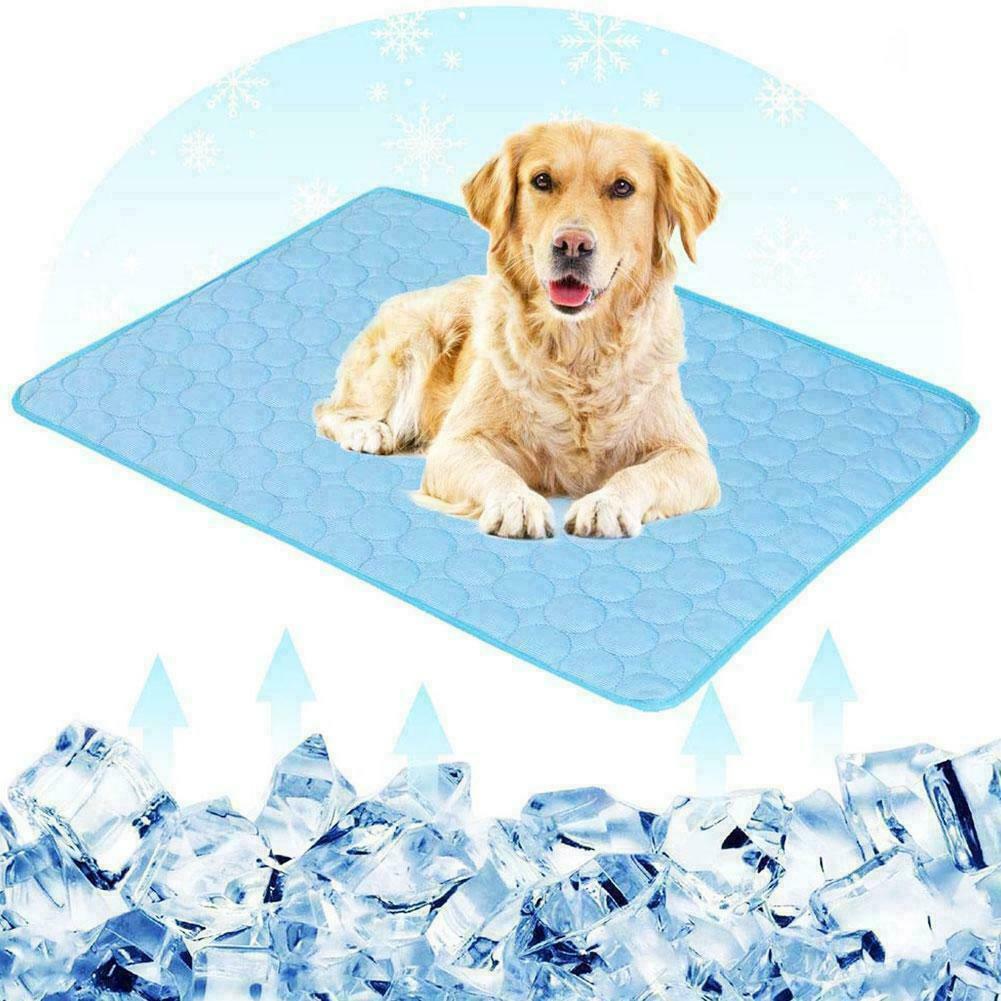 Buy Dog Cooling Mat Pet Ice Pad Teddy Mattress Cat Cushion Bed Cool ...