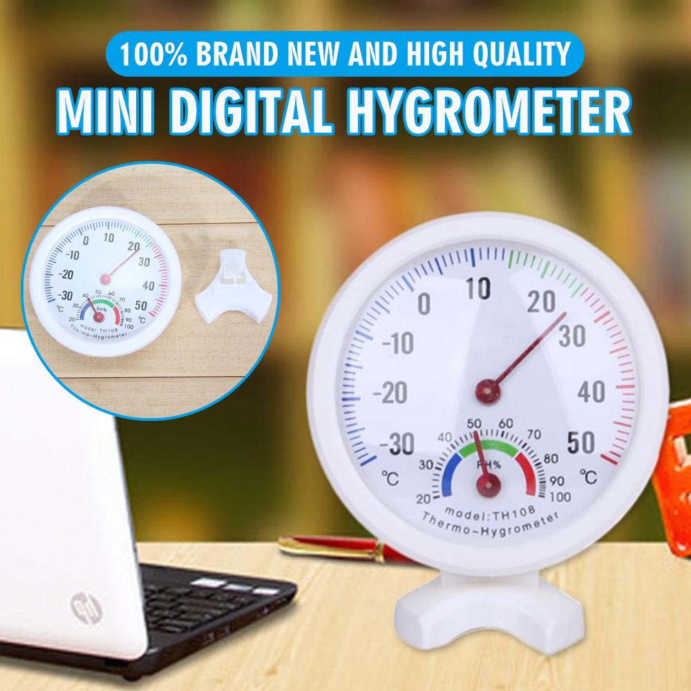 Buy Idealhere Home Office Wall Mount/Desktop Mini Digital Hygrometer ...