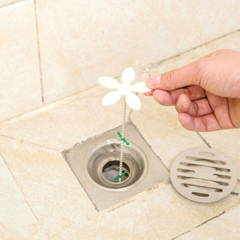 Drain Wig Bathtub Chain Cleaner Hair Bathroom Clog Remover Durable ...