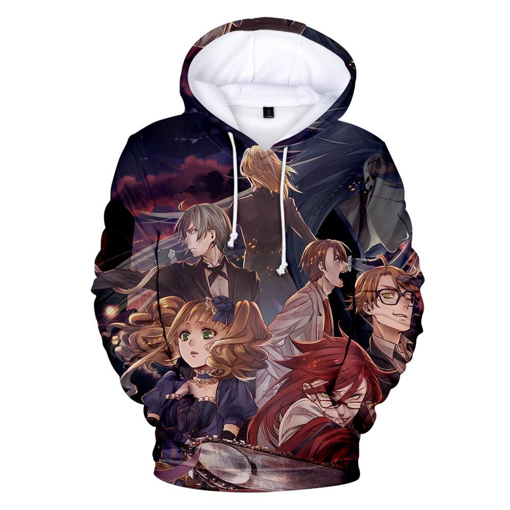 Cheap Mang Black Butler Hoodies 3d Printed Pullover Hooded Streetwear ...