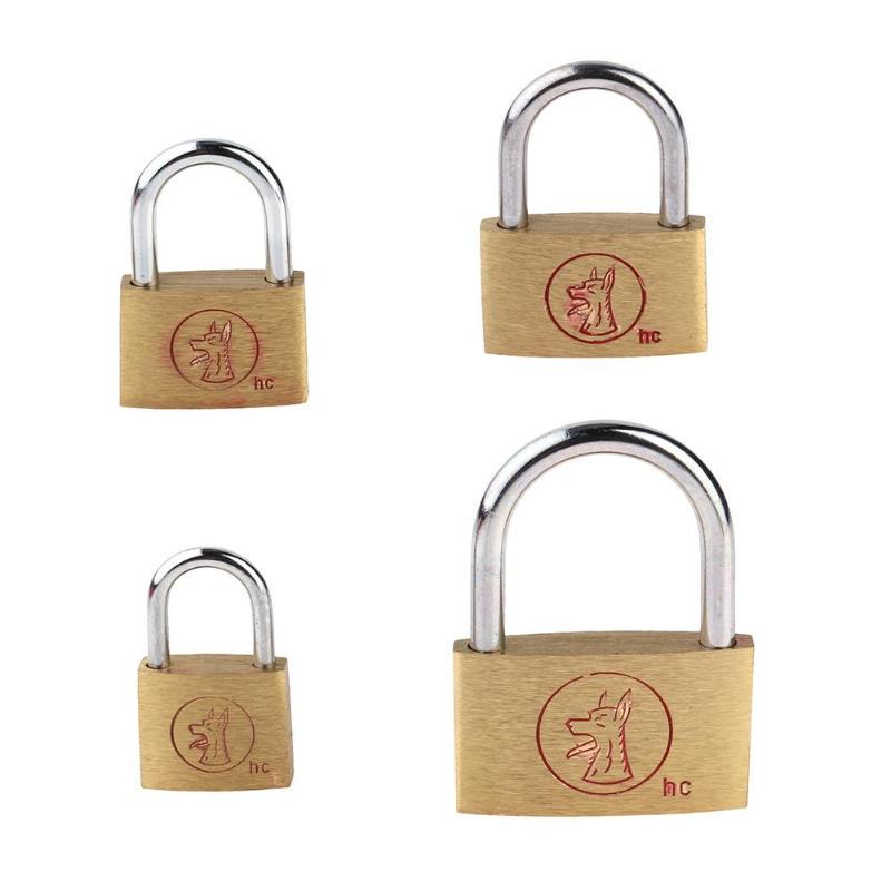 Buy Mini Thin Copper Padlock Safety Cabinet Lock Safety Locker Latch ...