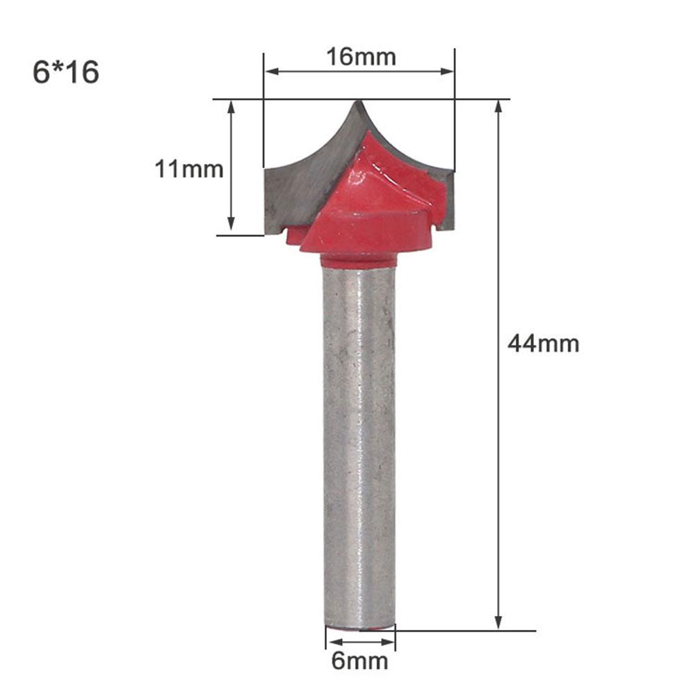 Buy Bits Cutter Wood Knives 6mm Cutting Tool Shank Router CNC 3D Bit ...