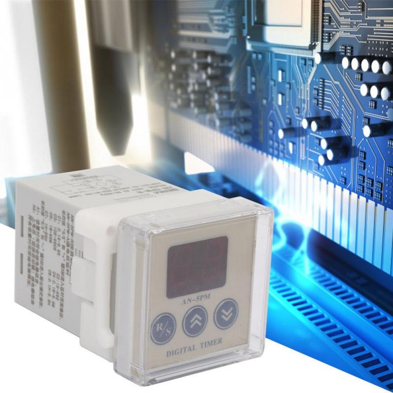Buy AN-5PM-R AC 220V Power On Delay Timer Digital 8 Pin Time Relay with ...