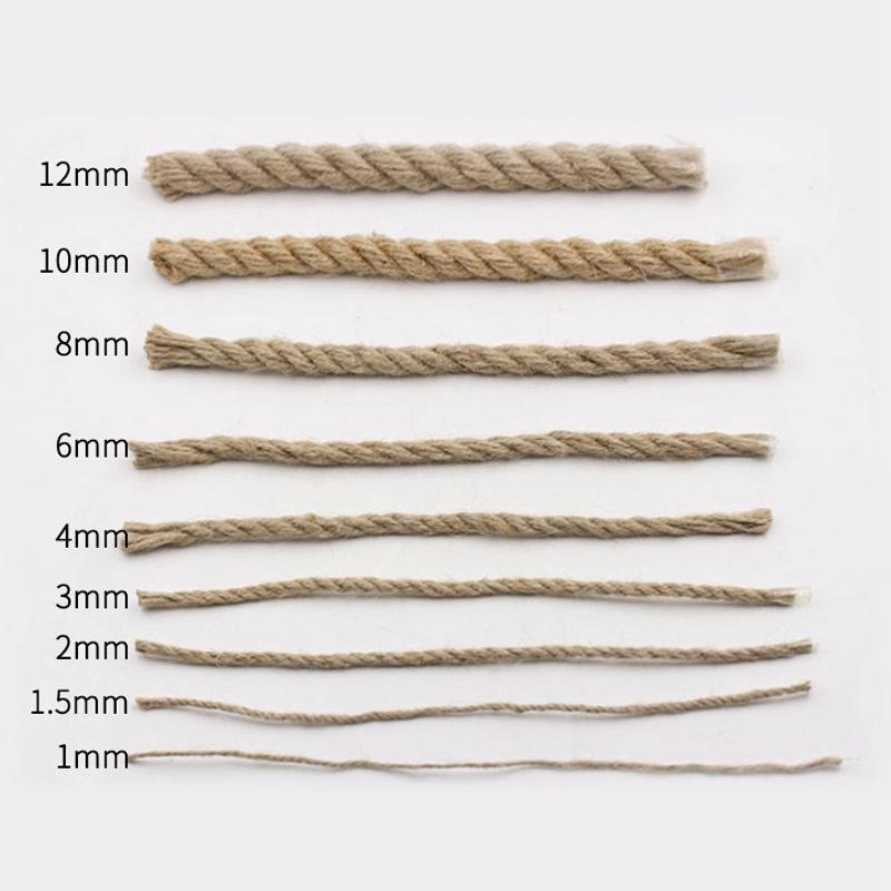 Cheap 1/2/3/5/6/10mm Natural Jute Twine Rope String Ribbon Crafts ...