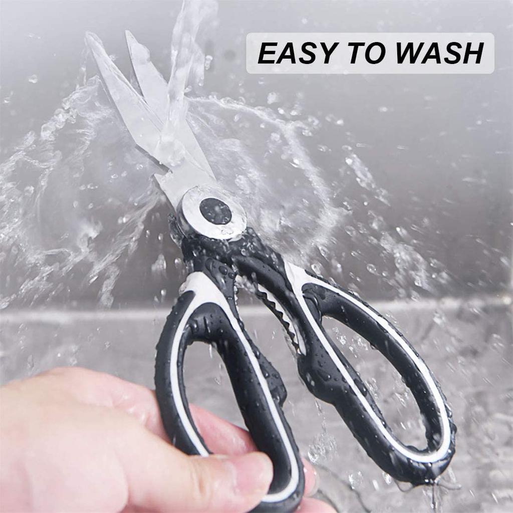 Buy Heavy Duty Multipurpose Kitchen Scissors Sharp Stainless Steel ...