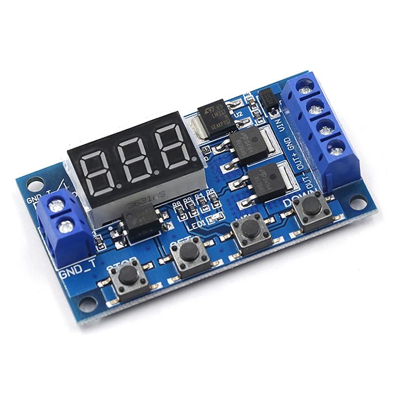 Buy DC 12V 24V Dual MOS, Multi function Delay Relay Trigger Cycle Delay Switch Timer at ...