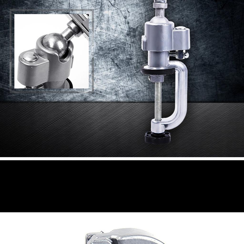 Buy Universal Table Bench Vice Clip-on Round Head Clamp Vise Grinder ...