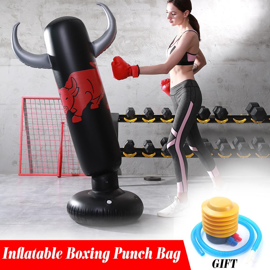 Buy Foldable Boxing Bag PVC Flexible Inflatable Tumbler Increase ...