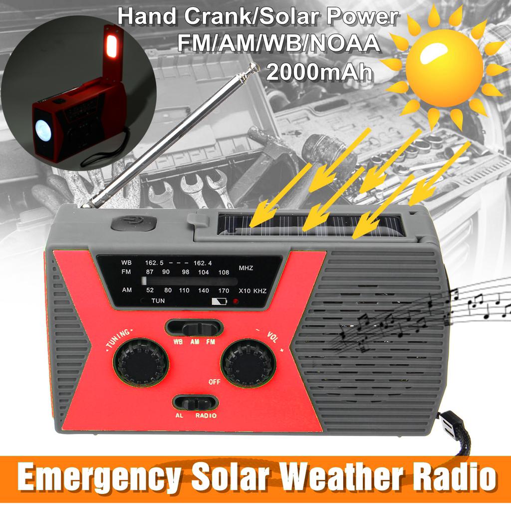 Buy Multifunctional Hand Crank Emergency Generator Radio AM/FM/WB ...