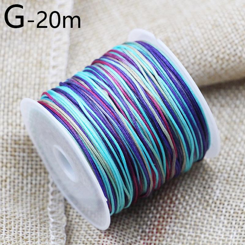 Buy 20m Line Bracelet Thread Jewelry Making DIY Creative Colorful ...