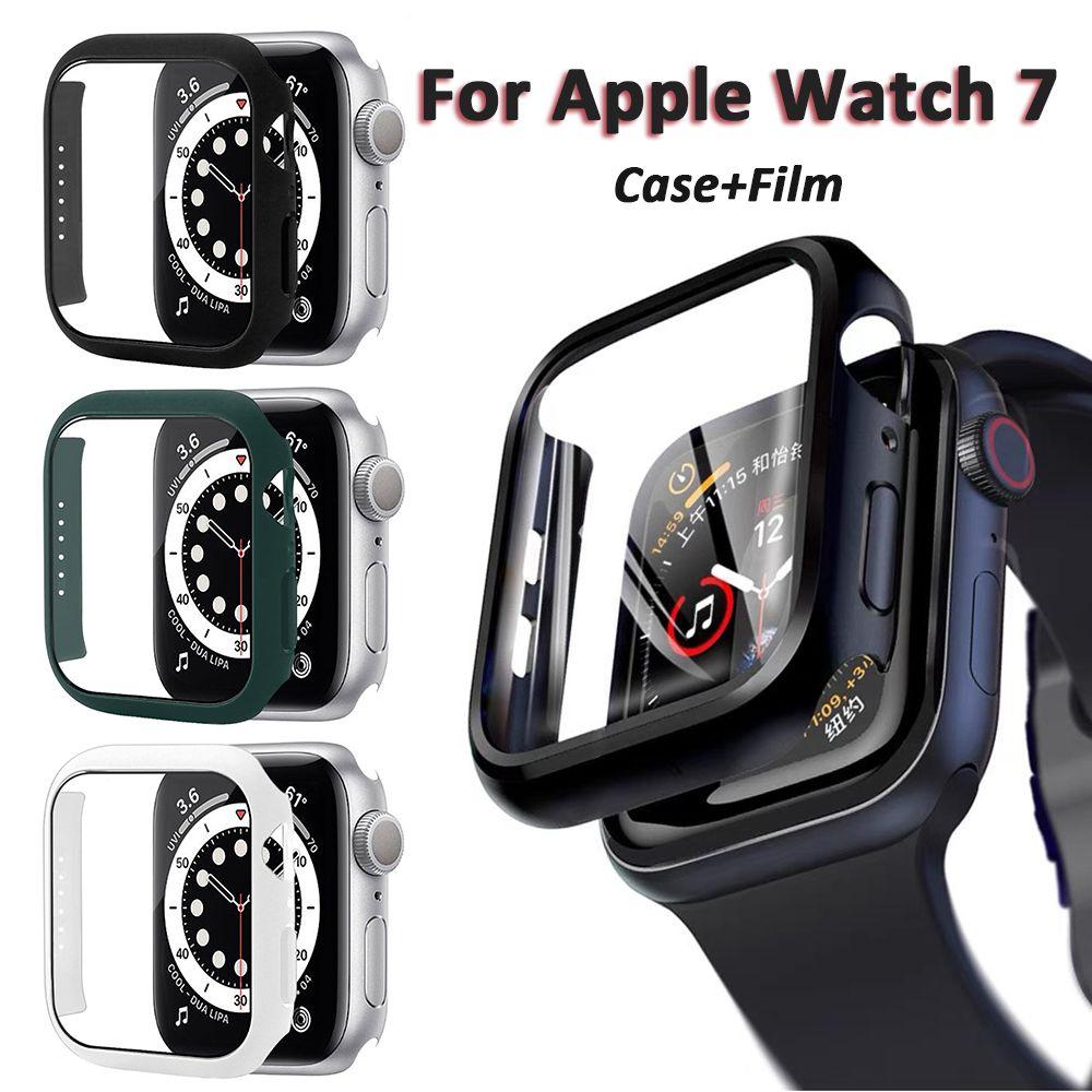 Buy 41MM 45MM Bumper Protective Cover Screen Protector PC Case+Film ...