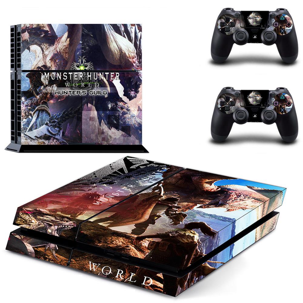 Buy For Monster Hunter World PS4 Skin Sticker Decal For PlayStation 4 ...