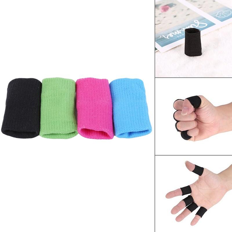 Buy 5pcs/pack Finger Sleeve Support Thumb Brace Protector Breathable ...