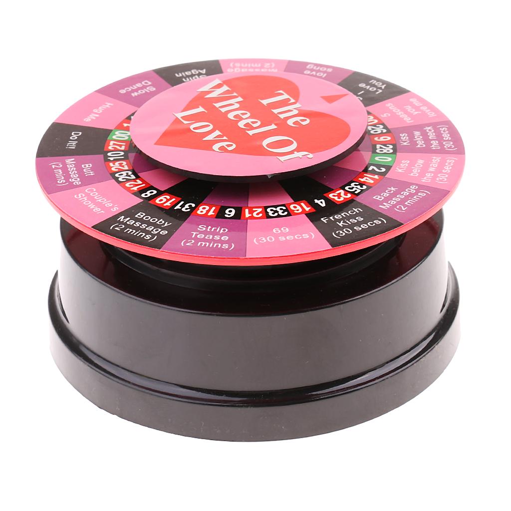Buy Truth or Dare Game, Electric Turntable Roulette Wheel, Couples ...