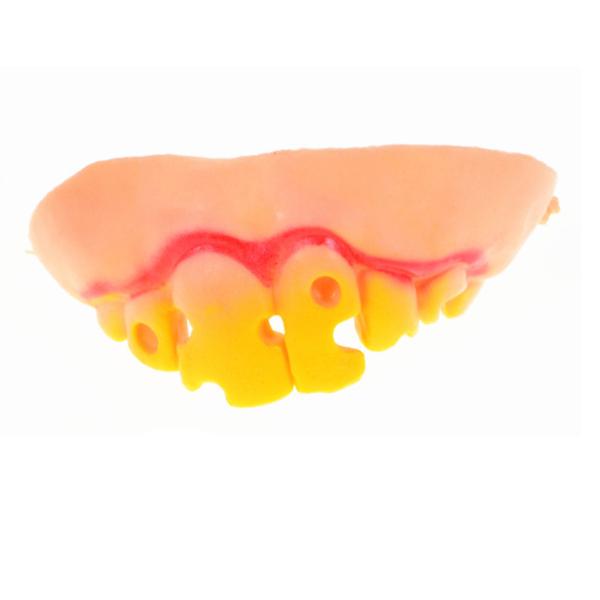 Buy 10pcs Fake Teeth Cosplay Dentures Halloween Decorative Rotten Tooth ...