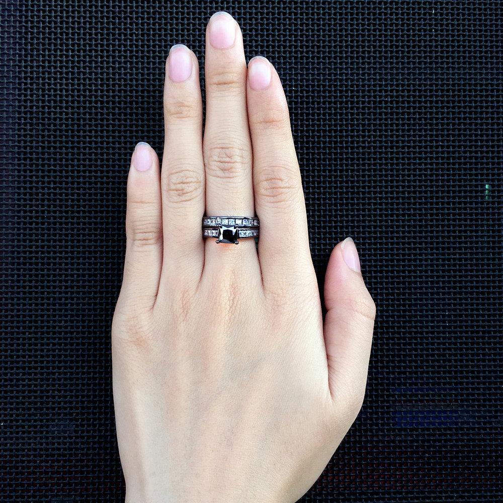 Kadın Moda Alyans Seti Nişan Yüzük Yüzük Takı uygun fiyatlı satın alın - fiyat, ücretsiz ...