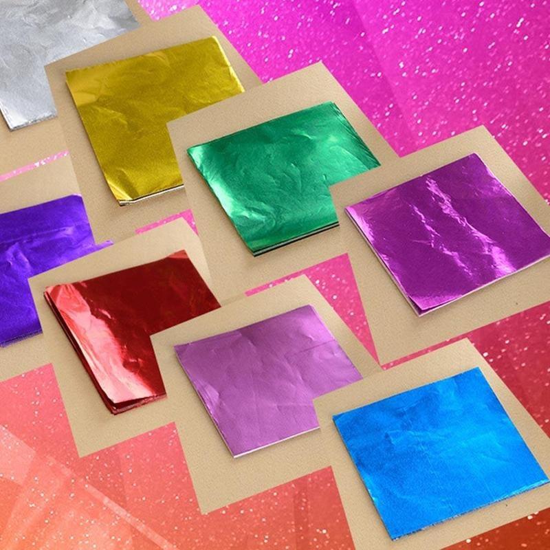 Colored Paper Lolly Package Square For 100pcs Chocolate Candy Paper ...